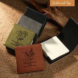 Personalized Sticky Notes Organizer, Custom Post It Note Holder, Mini ...