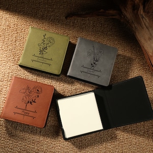 Personalized Sticky Notes Organizer, Custom Post It Note Holder, Mini ...