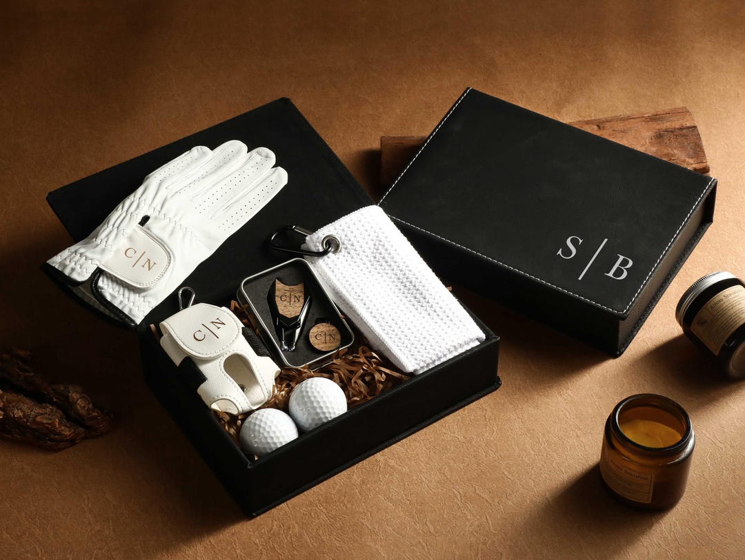 Personalized Golf Gift Set, Gift Set for Golfer, Golf Balls, Golf Bag Tag With Golf Tees, Lawn ...