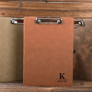 Personalized Leather Clipboard, Custom Clipboard, Office Clipboard ...