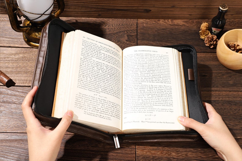 Engraved Bible Cover, Personalized Leather Bible Cover, Customized Book ...