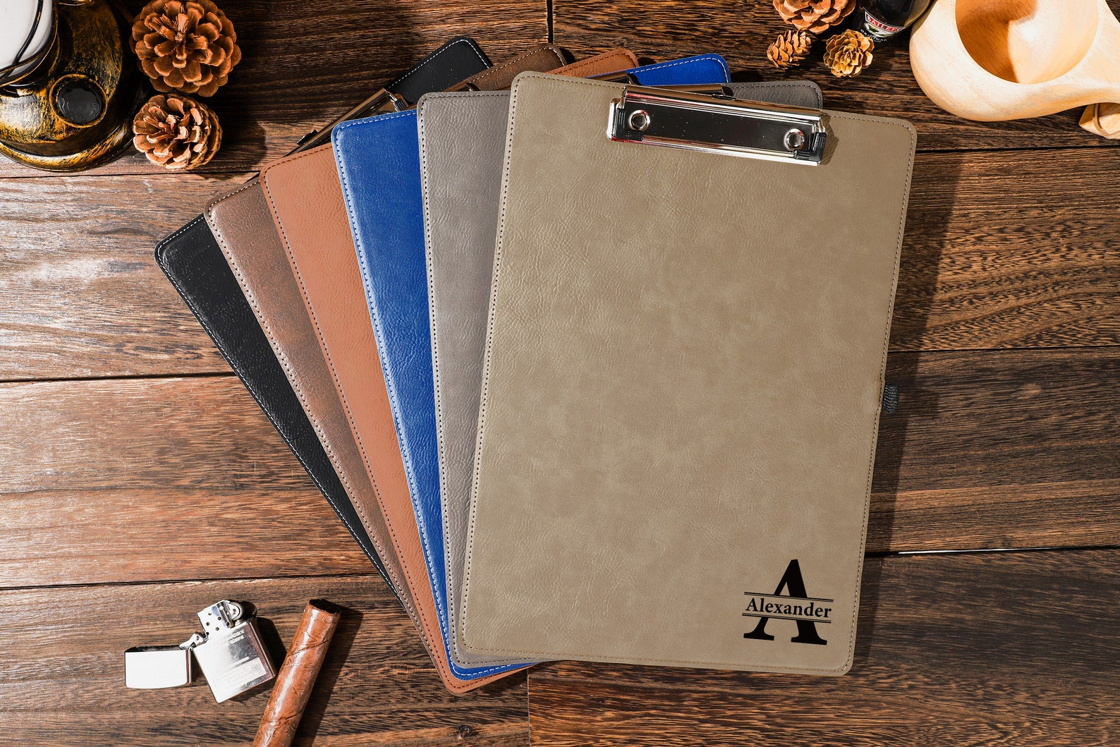 Personalized Leather Clipboard, Custom Clipboard, Office Clipboard ...