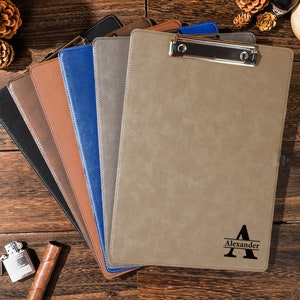 Personalized Leather Clipboard, Custom Clipboard, Office Clipboard ...