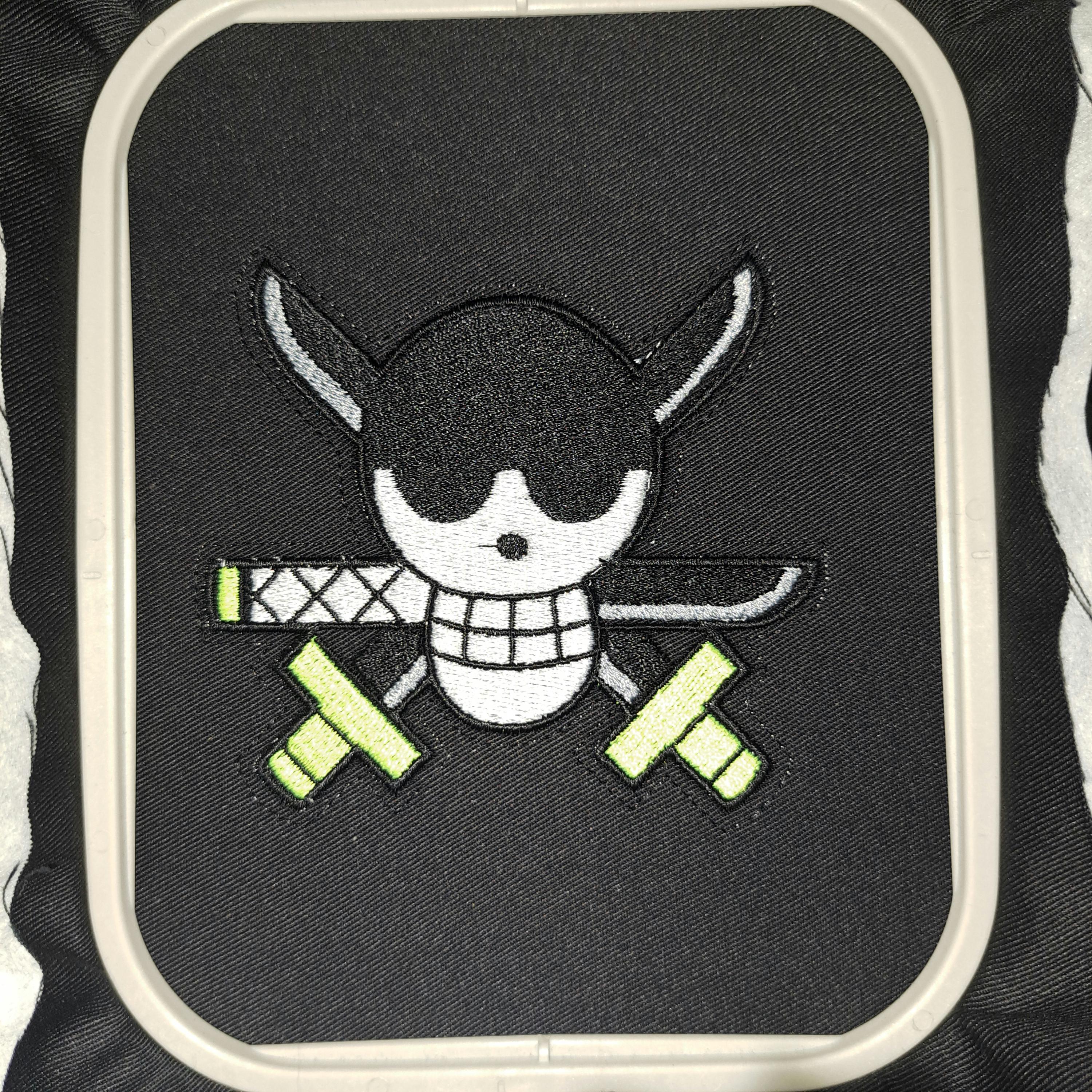 One Piece | Zoro Jolly Roger Patch - Etsy