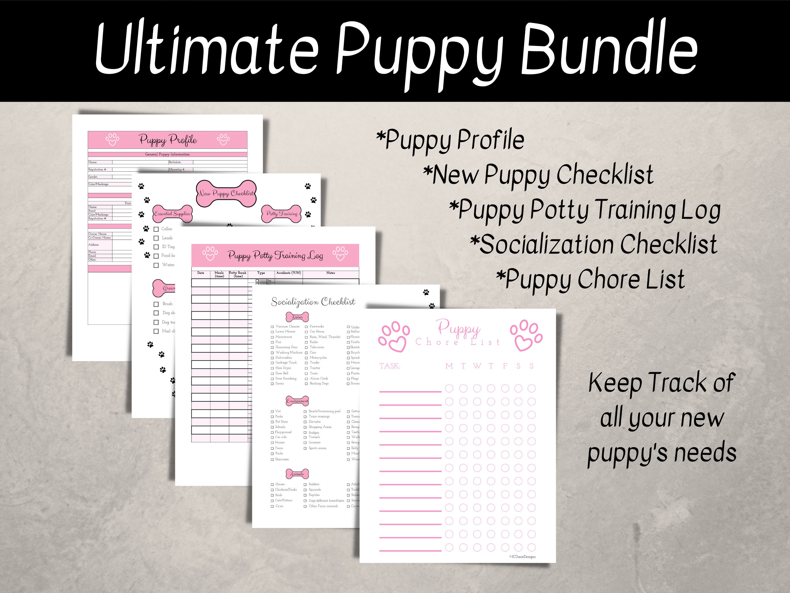 Ultimate Puppy Forms Bundle | Instant Download | Printable PDF - Etsy