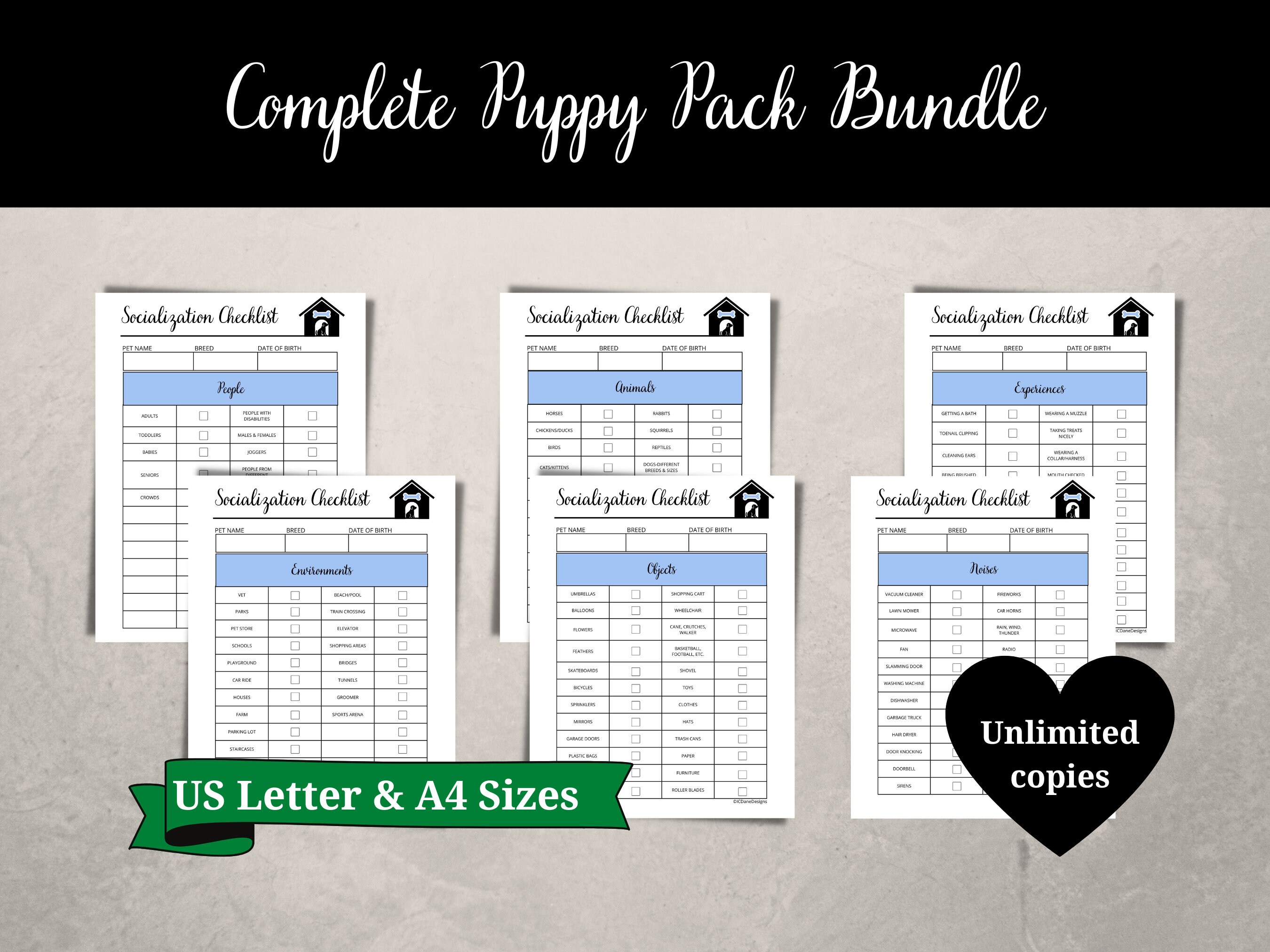 Complete Puppy Planner for Puppy and Dog Owners | Pet Care Binder for ...