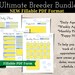 NEW Fillable Ultimate Dog Breeder Bundle,breeder Forms,whelping Charts ...
