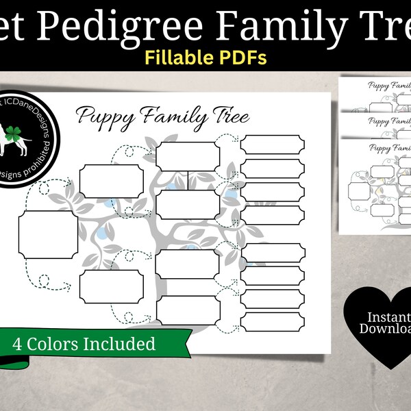 Pedigree Chart - Etsy