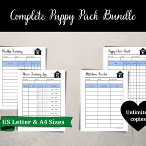 Complete Puppy Planner for Puppy and Dog Owners | Pet Care Binder for ...