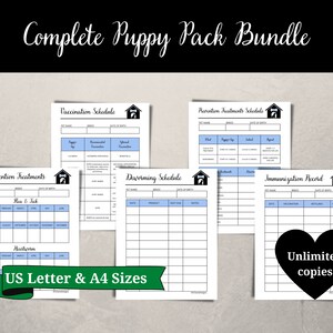 Complete Puppy Planner for Puppy and Dog Owners | Pet Care Binder for ...