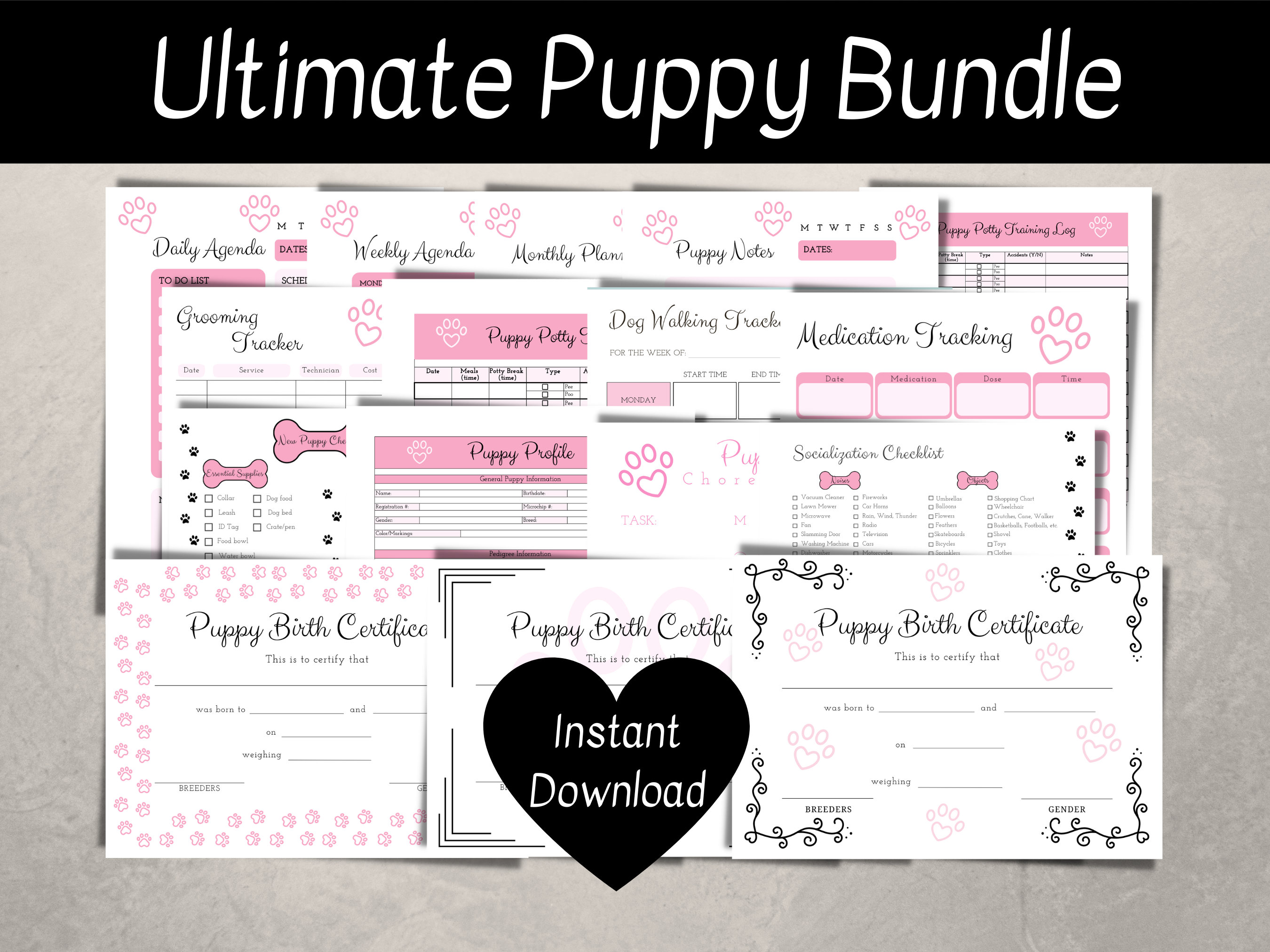 Ultimate Puppy Forms Bundle | Instant Download | Printable PDF - Etsy