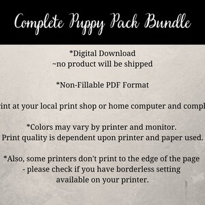 Complete Puppy Planner for Puppy and Dog Owners | Pet Care Binder for ...