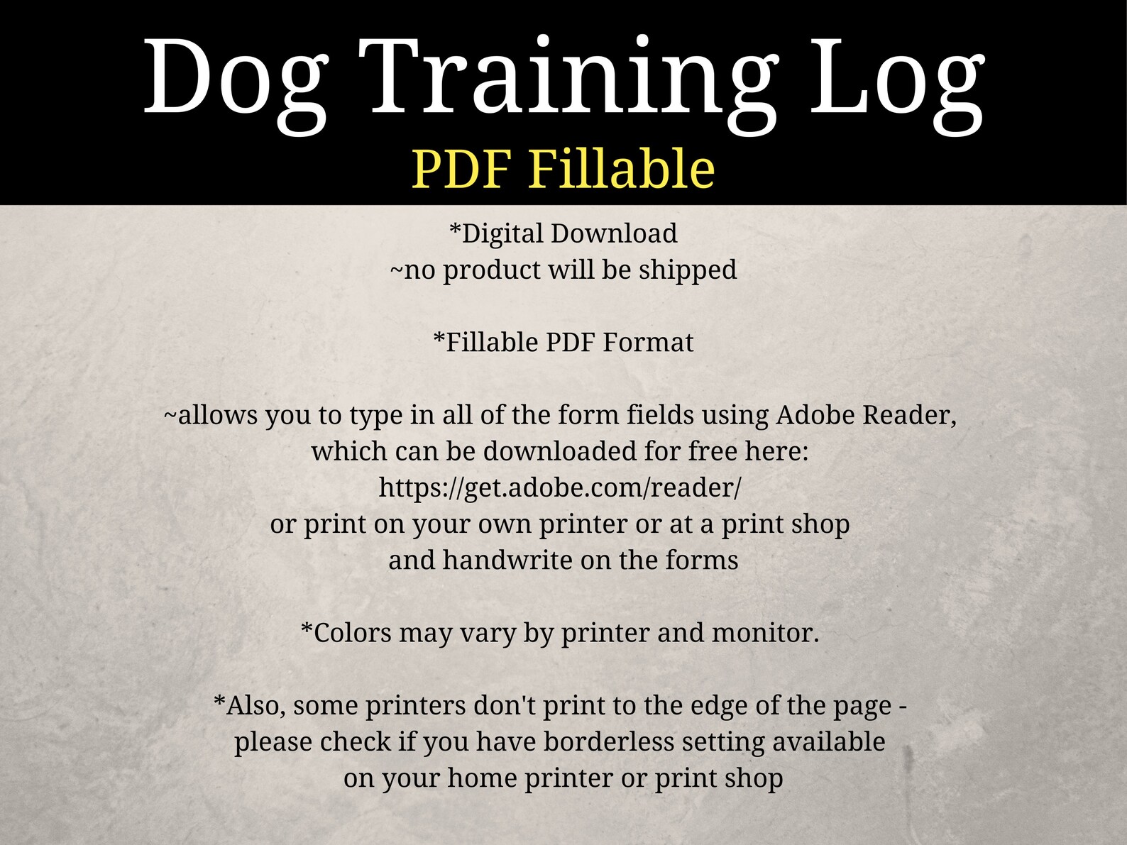 Dog Training Log, Puppy Training Log, Dog Training Planner, Service Dog ...