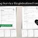 Dog Service Registration Form With Pet Emergency Authorization Form Pet ...