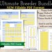 NEW Fillable Ultimate Dog Breeder Bundlebreeder - Etsy