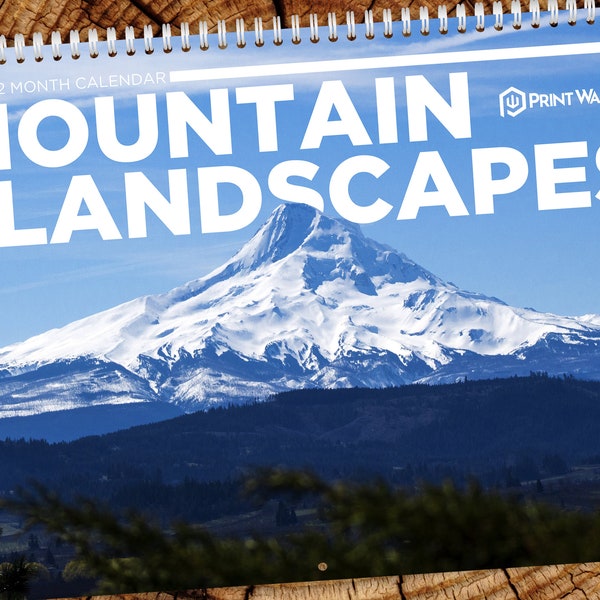 Landscape Calendar - Etsy