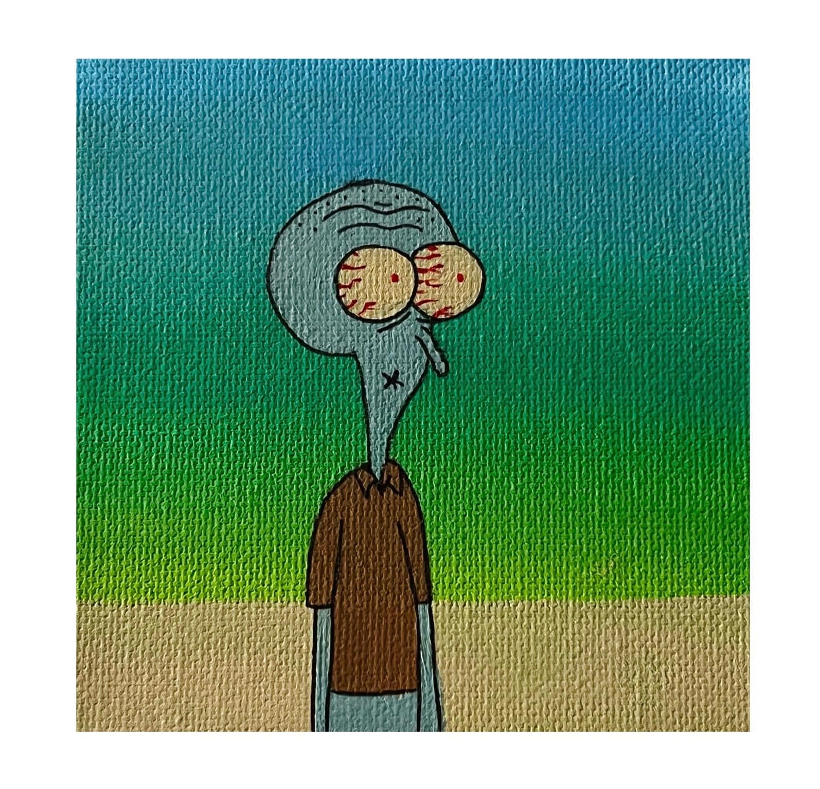 Surprised Squidward - Etsy