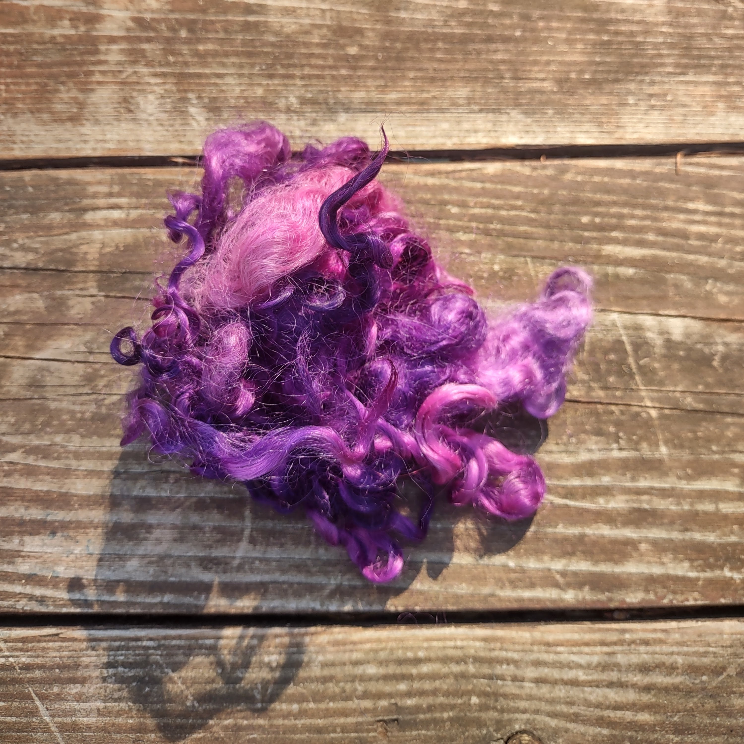 Hand Dyed Wensleydale Wool Locks for Art Yarn Felting - Etsy