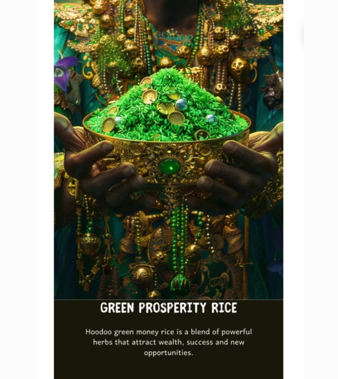 Green Prosperity Abundance & Wealth Rice Ritual - Etsy