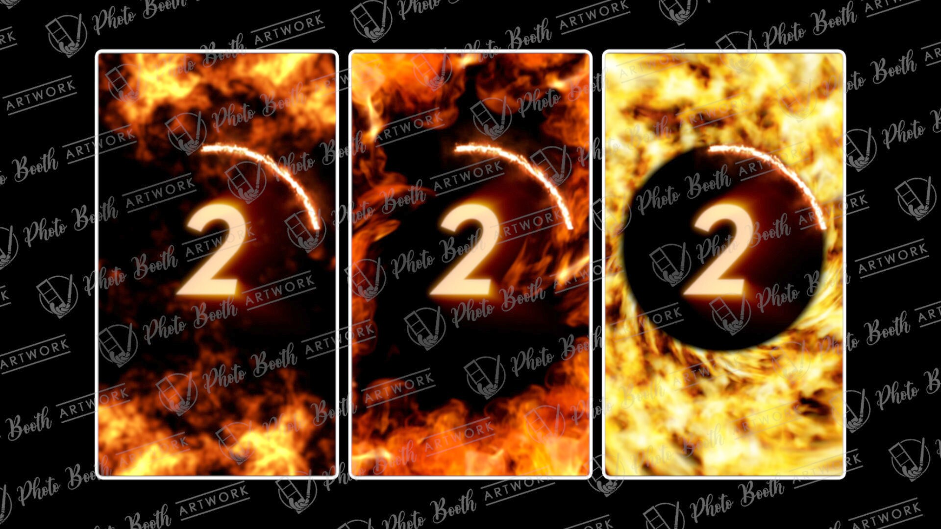 Ring of Fire Countdown Pack Set of 3 Animations for Photo Booths ...
