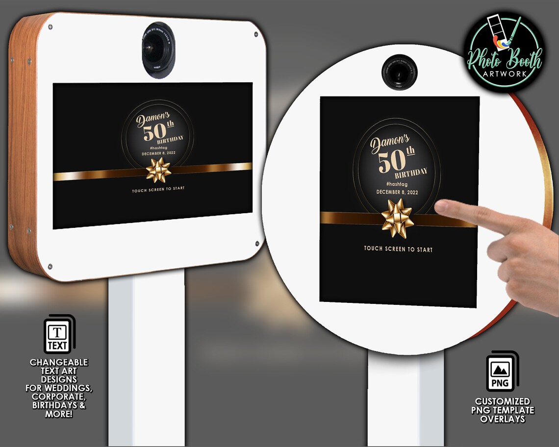 Customizable Photo Booth Template Damon Strips, Postcards, Squares 360 ...