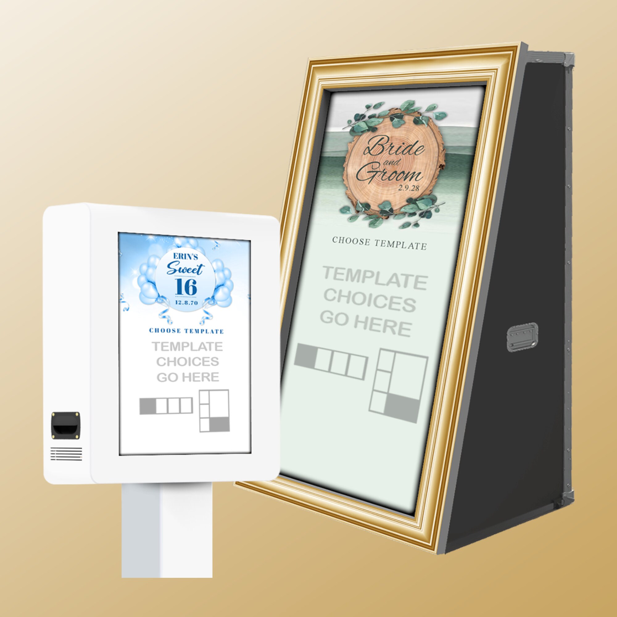 Custom Photo Booth Template Designs | Event Photo Strips (digital ...