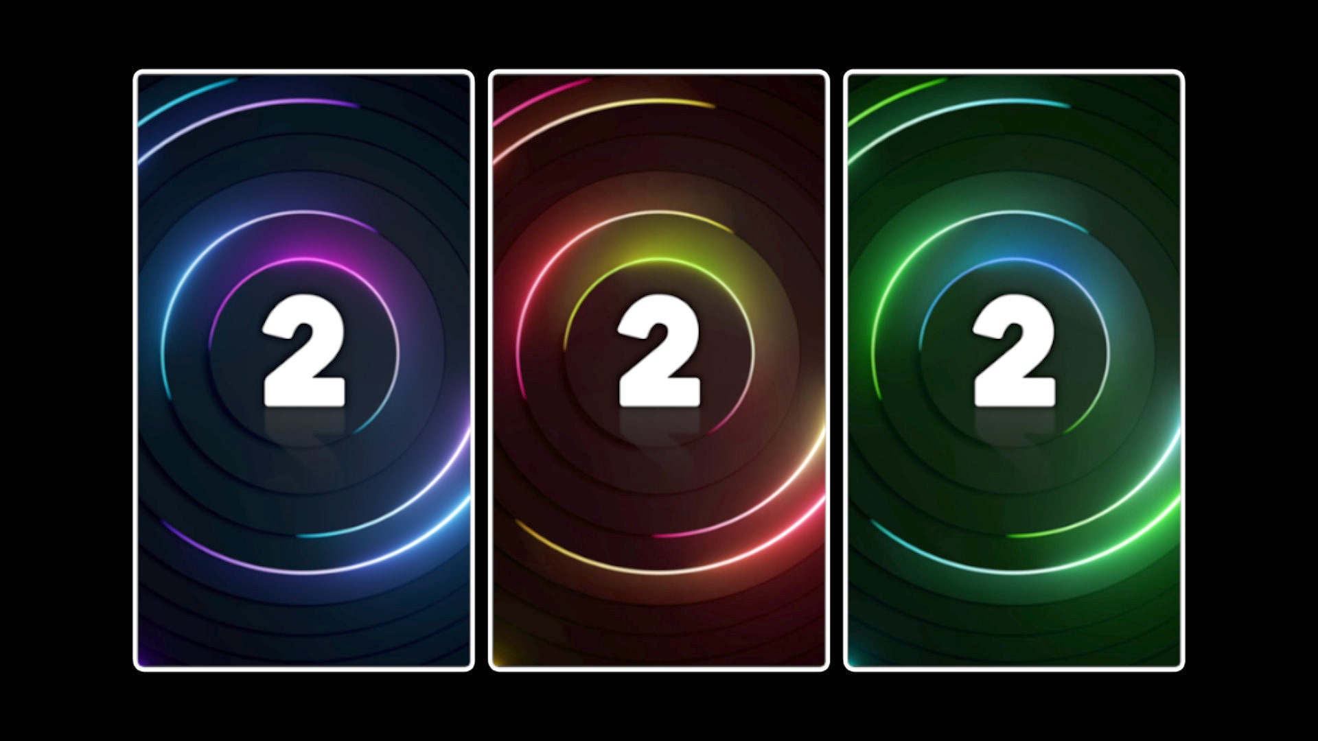 Light Ring Countdown Pack | Set of 3 Animations for Photo Booths ...
