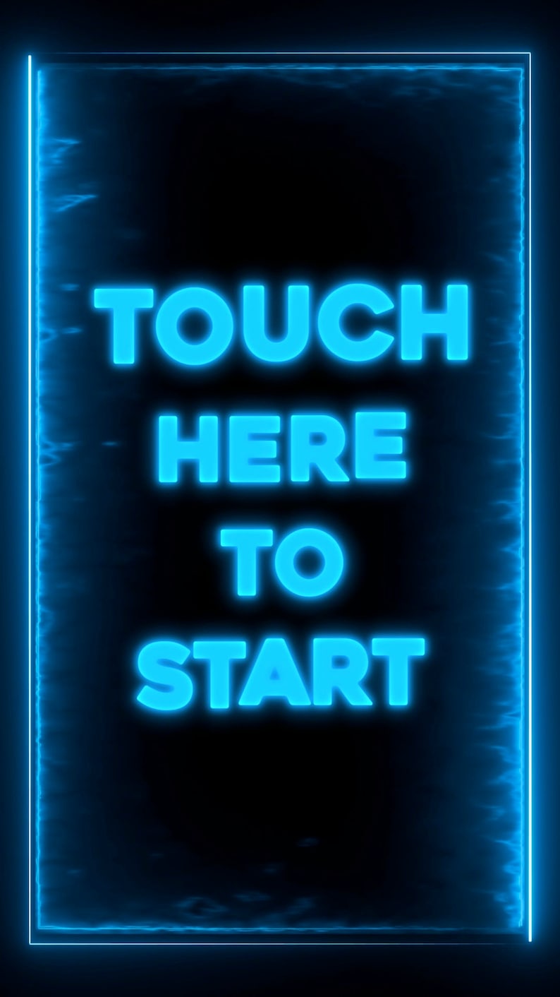 Blue Neon Photo Booth Animations | Portrait (digital Download) - Etsy