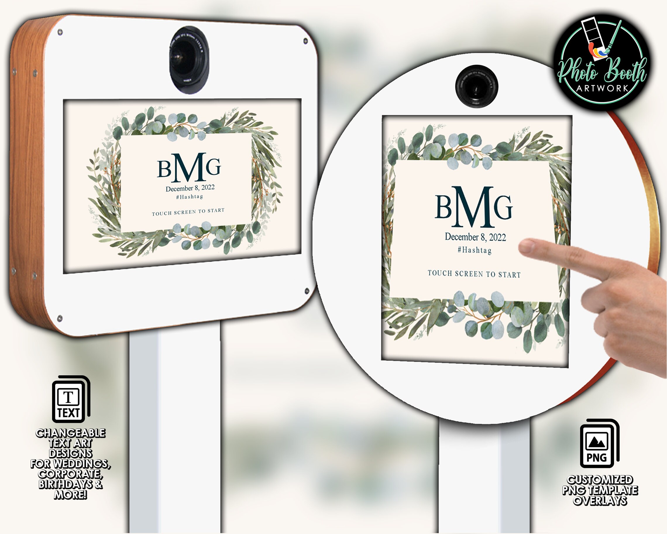 Customizable Photo Booth Template | Michelle | Strips, Postcards ...