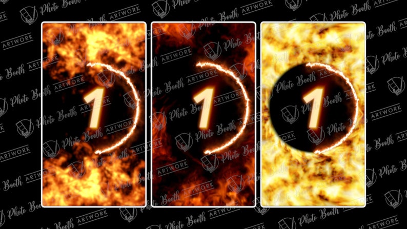 Ring of Fire Countdown Pack Set of 3 Animations for Photo Booths ...