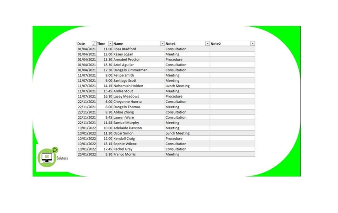 Appointment Planner Excel Template for Small Businesses - Etsy