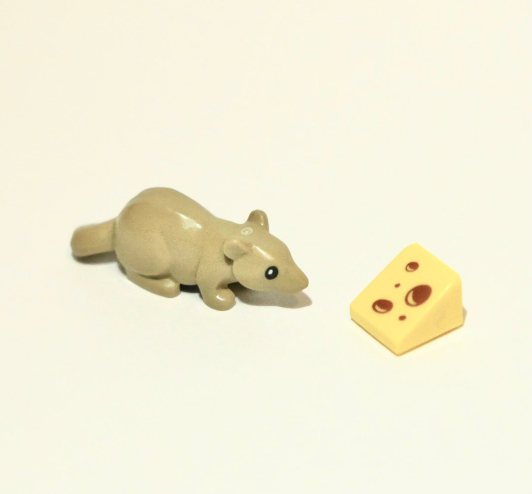 Lego Rat Minifigure With Swiss Cheese Slice - Etsy