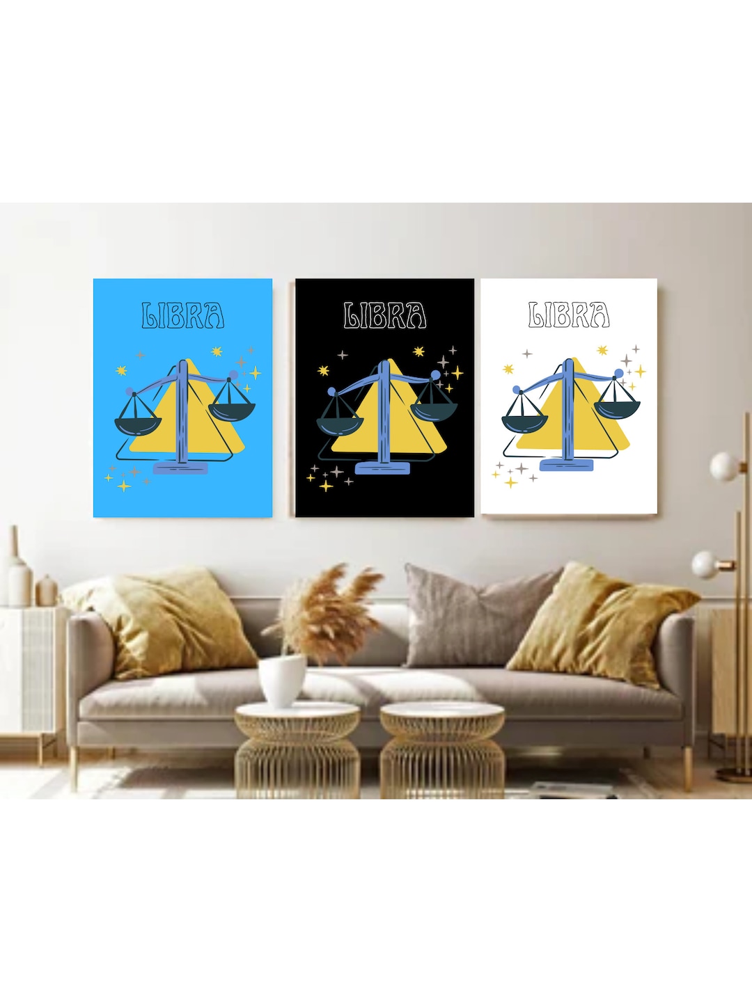 Zodiac Printable Posters Libra Posters Set of 3 Libra Zodiac - Etsy