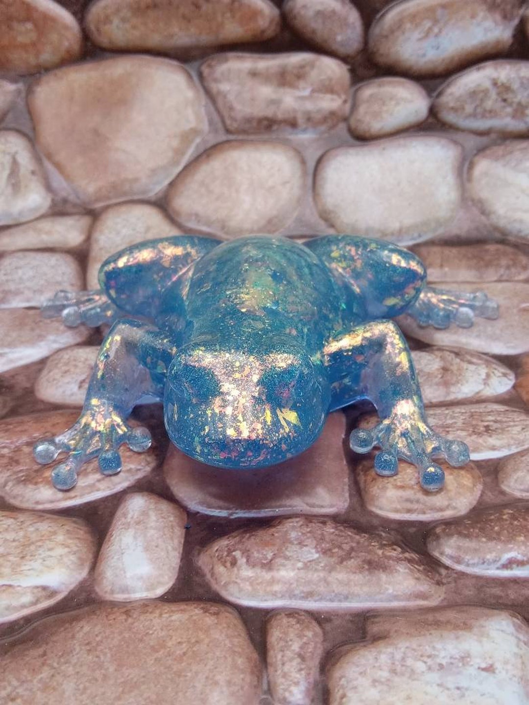 Frog Figure, Love Frog, Resin Frog, Epoxy Resin Frog Figurine, Frog ...