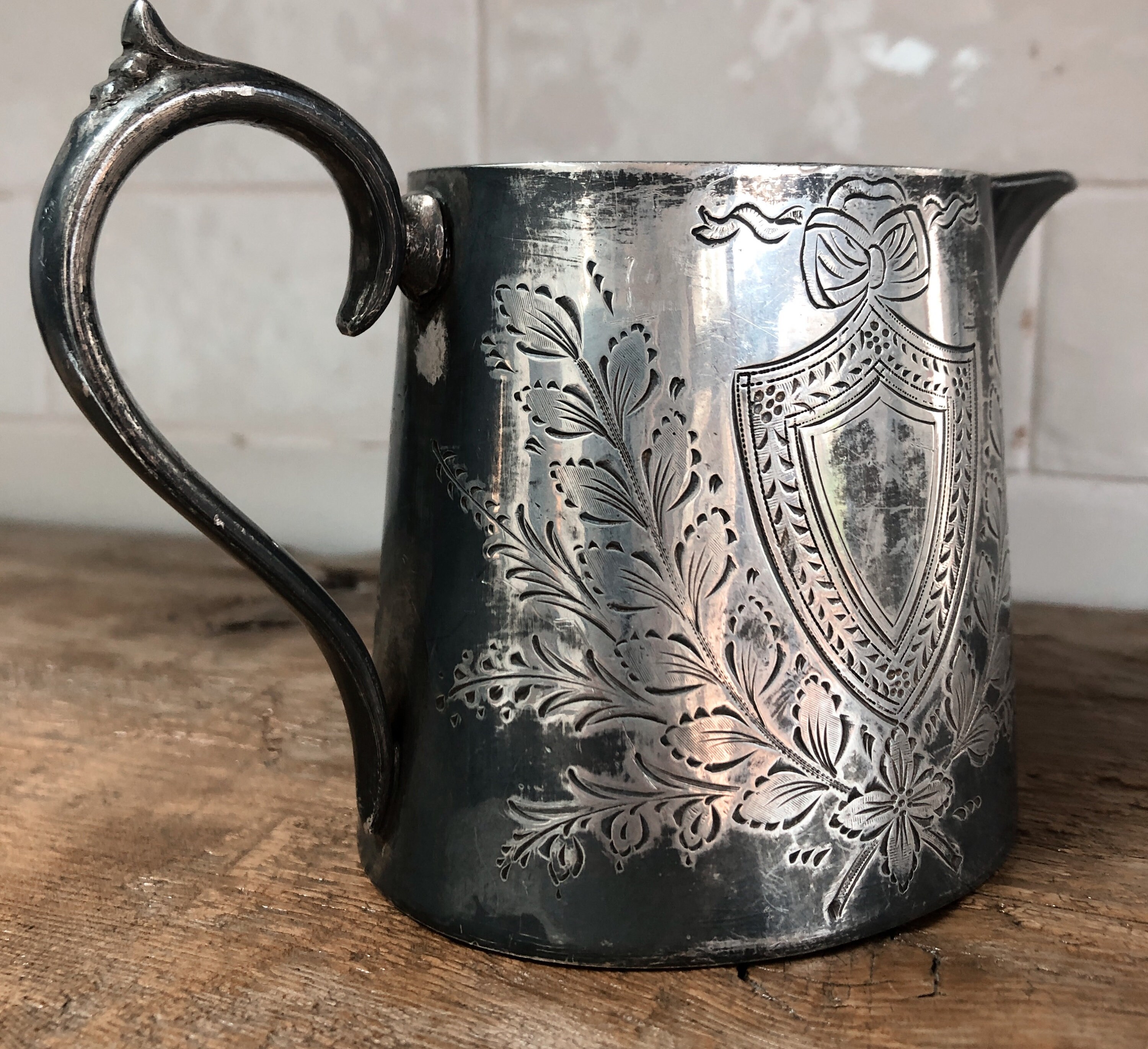 Vintage English Creamer Pitcher, European Farmhouse Decor, Made in ...