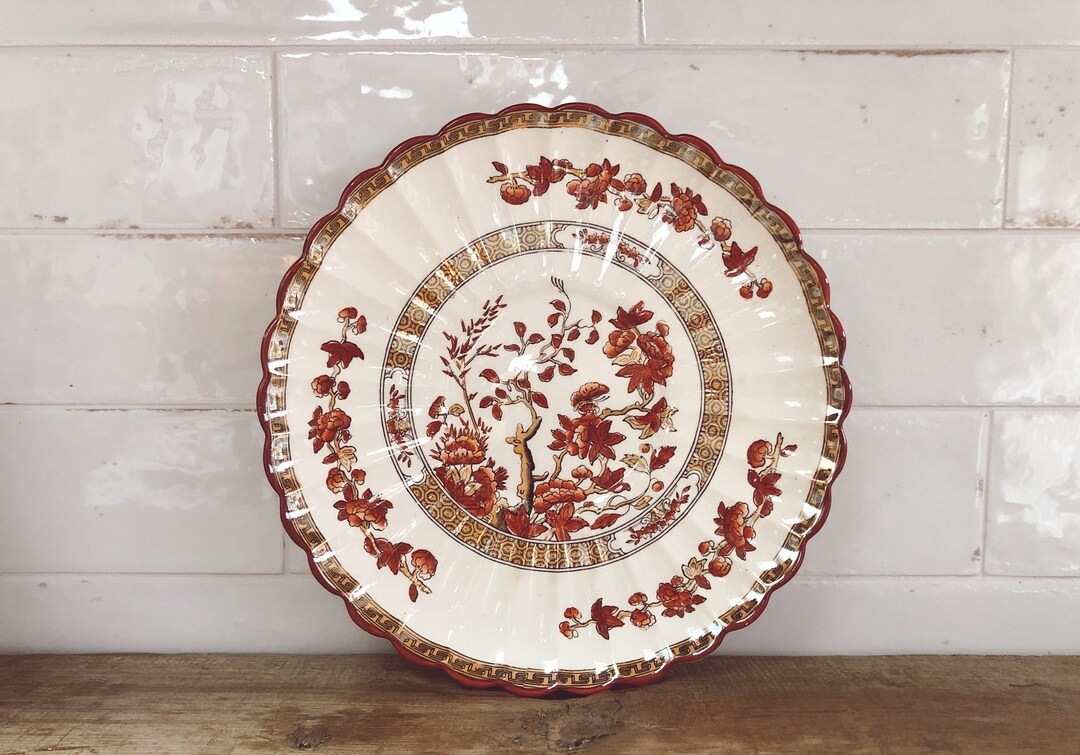 Vintage Spode Copeland England India Tree Bread Plate, English Bone ...