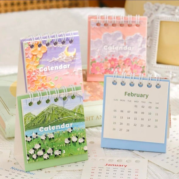 Mini Desk Calendar - Etsy