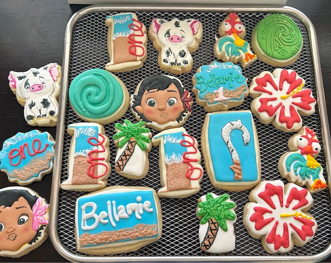 Moana Themed Sugar Cookies! - Etsy