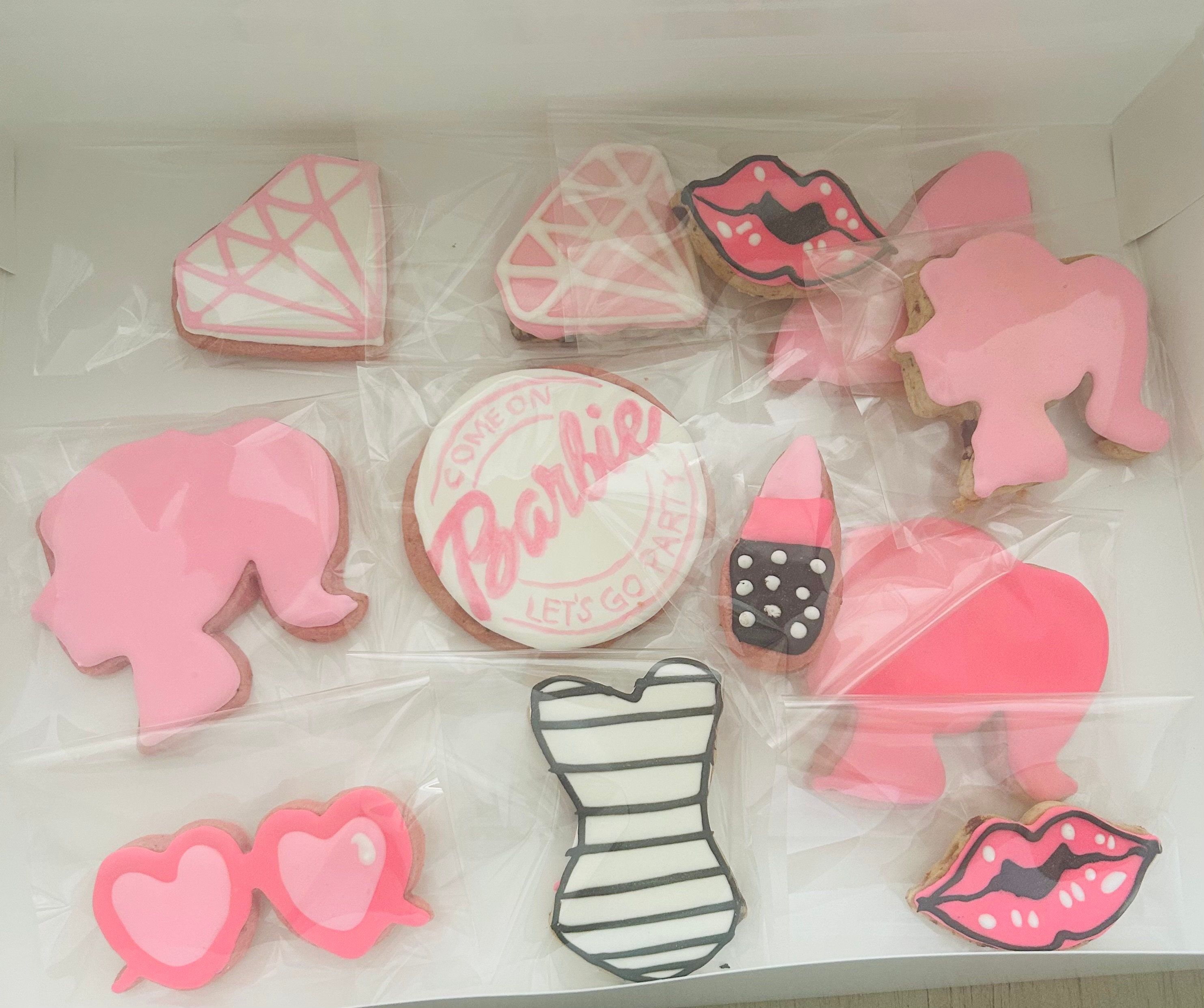 Barbie Themed Sugar Cookies - Etsy