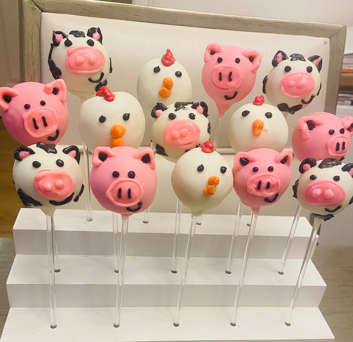 Farm Animal Cake Pops - Etsy