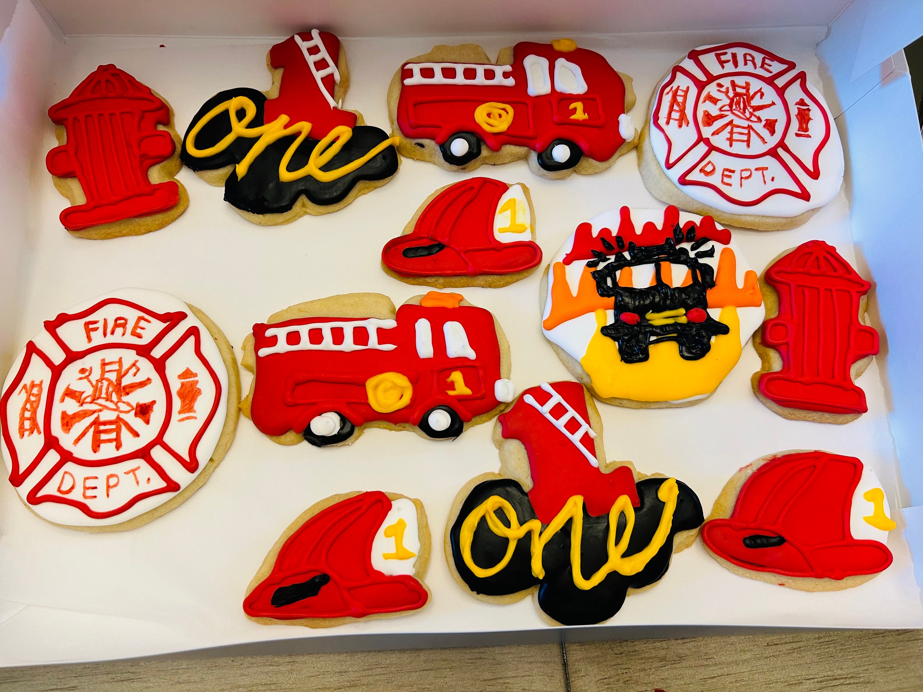 Fire Fighter Themed Sugar Cookies!! - Etsy