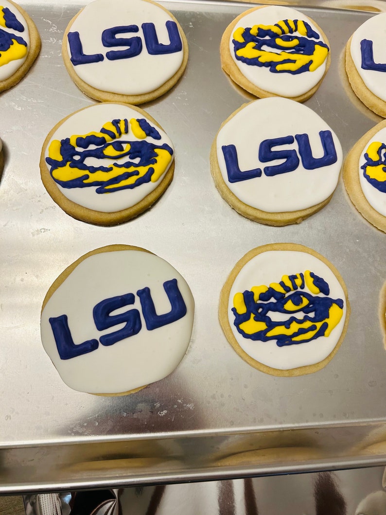 LSU Themed Cookies Birthday Party - Etsy