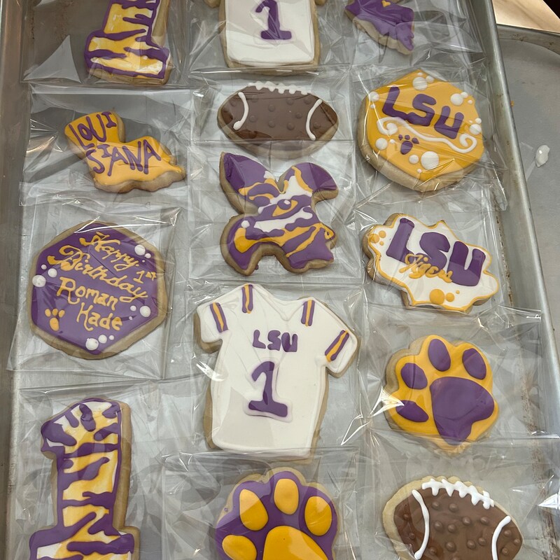 Lsu Cookies - Etsy