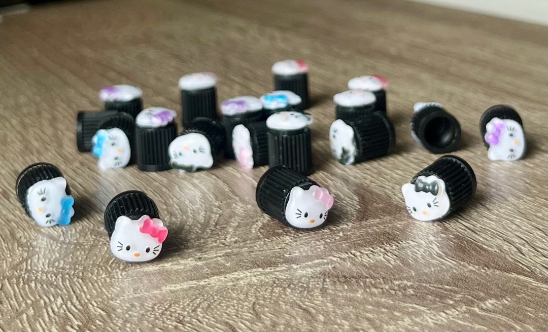 Hello Kitty Valve Caps (set of 4) - Etsy