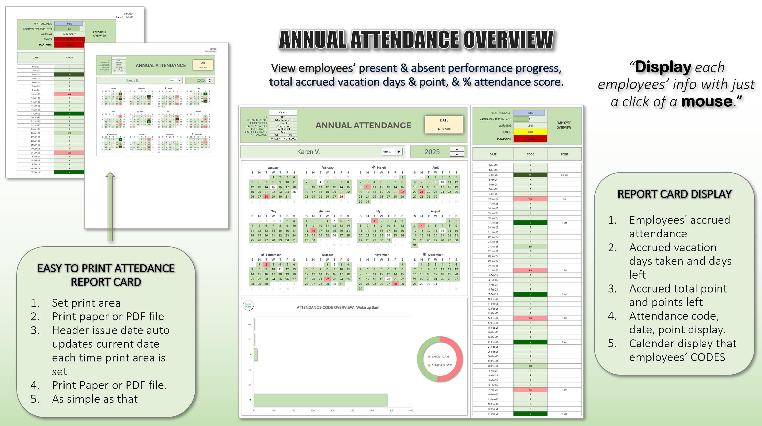 Ultimate Attendance Tracker for Home & Business | Absent Point ...