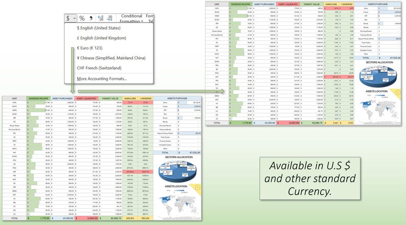 ULTIMATE Dividend & Stock Portfolio Tracker | 30 Positions - Etsy
