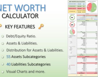Net Worth Calculator - Etsy
