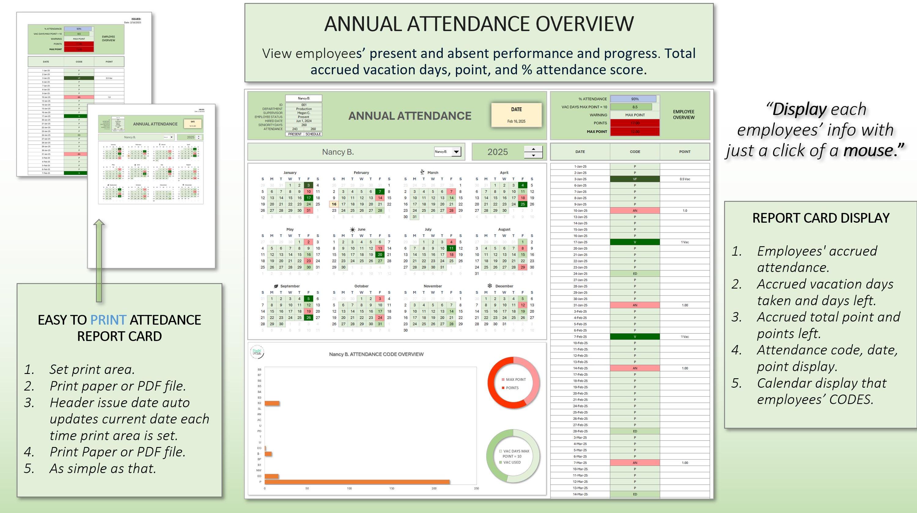 Ultimate Attendance Tracker for Home & Business | Absent Point ...