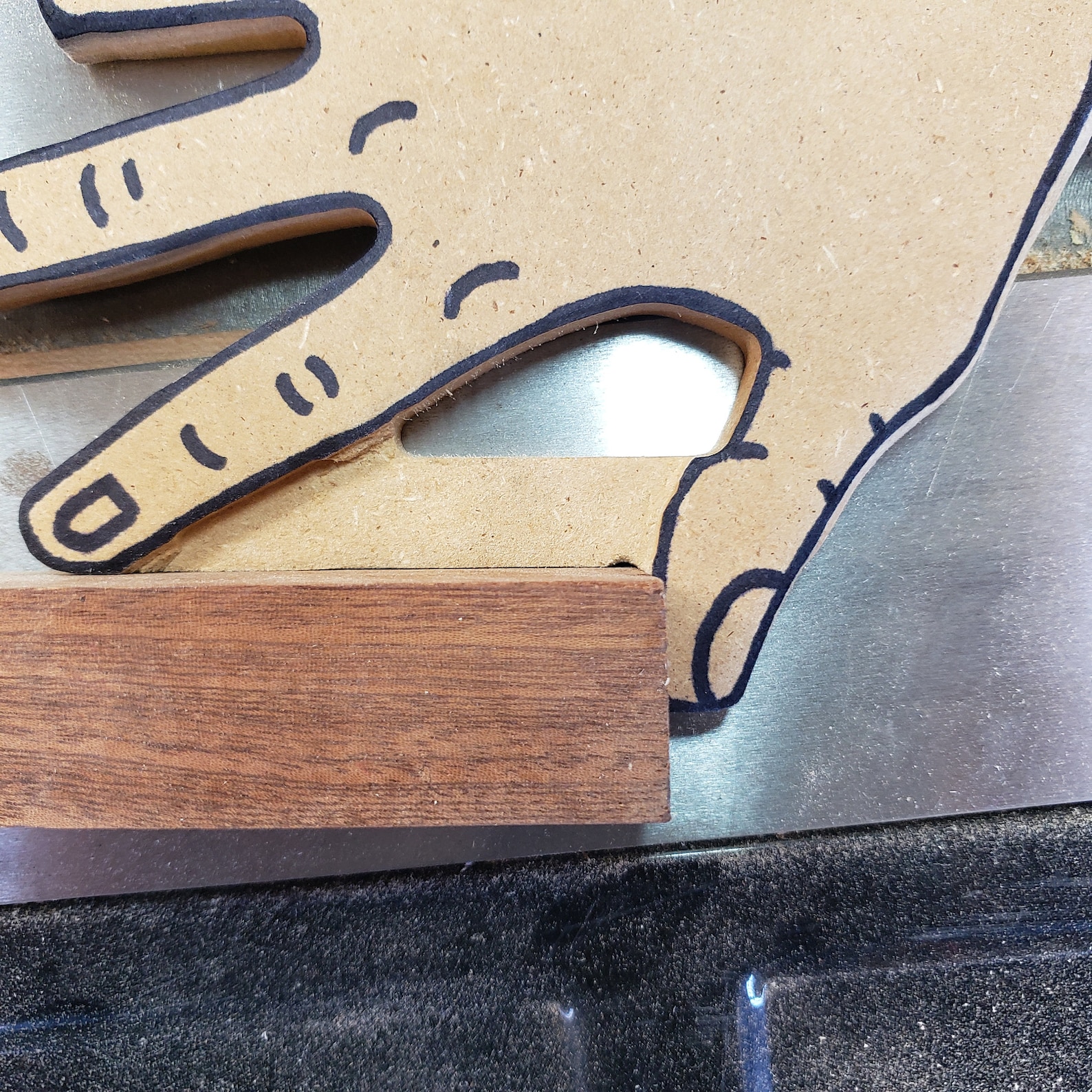 Table Saw Push Stick, Style Hand With Missing Fingers, Perfect Father's ...