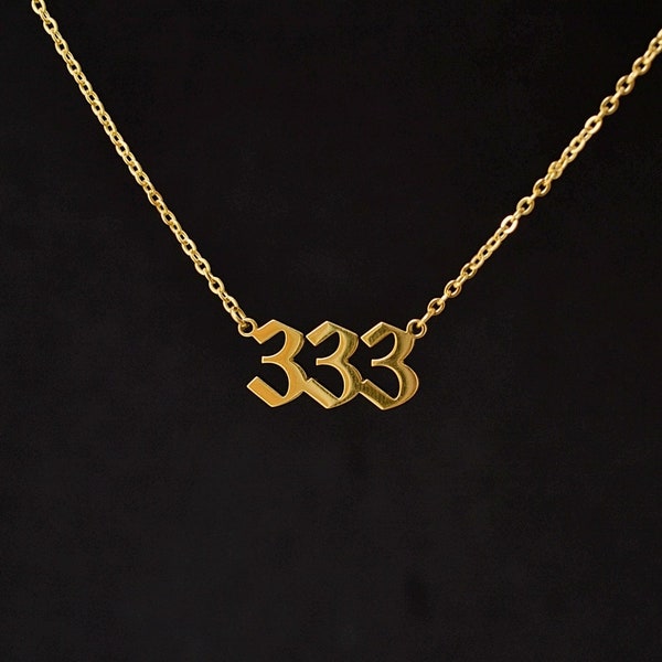 333 Necklace - Etsy